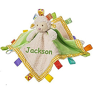 Personalized Taggies Sherbet Lamb Character Blanket Snuggle Blanky - 13 Inches