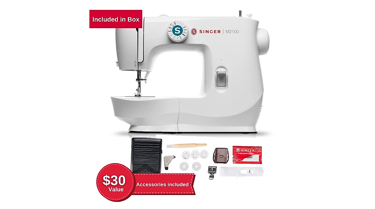 SINGER M2100 Sewing Machine for Beginners - 63 Stitches