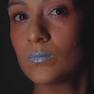 Unicorn Snot Body Glitter -Long-Lasting, Holographic Hi-Def Cosmetic Glitter for Face, Lip & Body- Glitter Lip Gloss, Metallic Eyeshadow Makeup - Iridescent Glitter,Finely Milled Sparkle, Silver(Kiss)