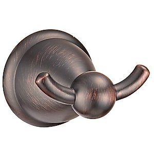 Designers Impressions Astor Series Oil Rubbed Bronze Double Robe Hook