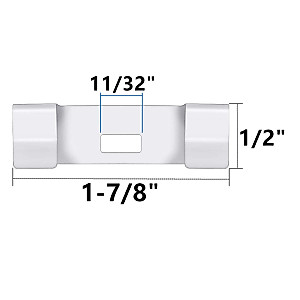 Vertical Blind Repair Vane Savers 12pcs Blind Repair Clip Vertical Blind Repair Tabs, Window Blinds Replacement