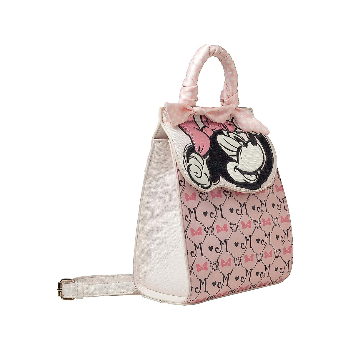Danielle Nicole Minnie Mouse Monogram Backpack Standard, Pink