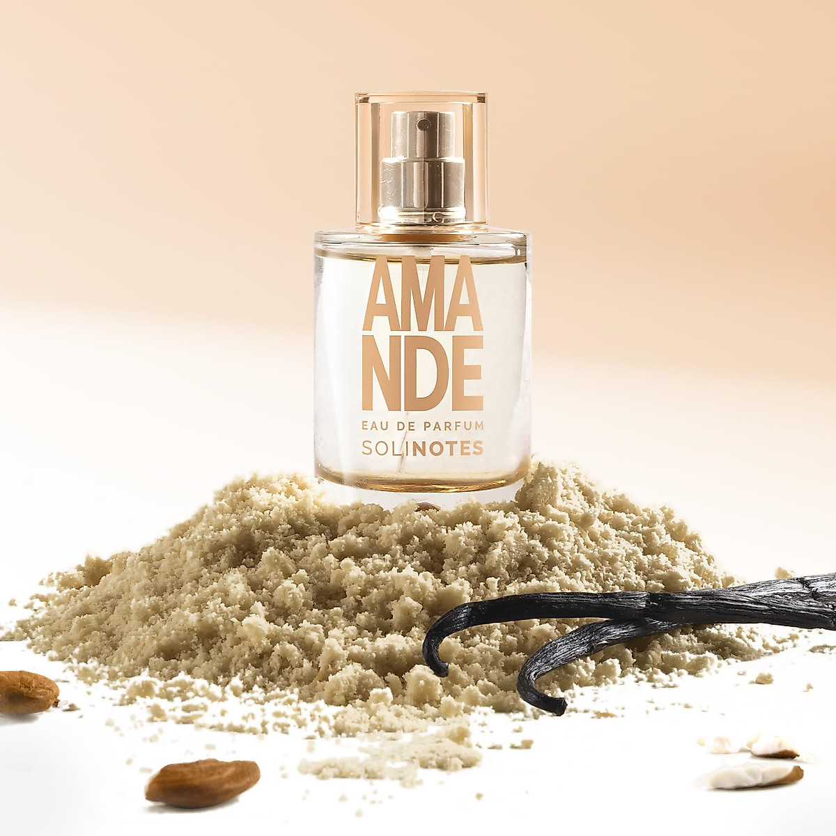 SOLINOTES Almond Perfume for Women - Eau De Parfum | Delicate Floral and Soothing Scent - Made in France - Vegan - 1.7 fl.oz