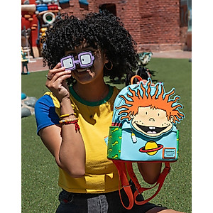 Loungefly Nickelodeon Rugrats Chuckie Cosplay Women's Backpack With Removable Glasses