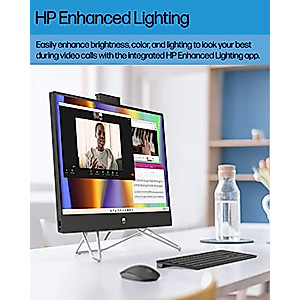 HP All-in-One Bundle PC, 27" Full HD Micro-Edge Touchscreen Display, 12thGeneration Intel Core i5 Processor, Intel Iris Xe Graphics, 12 GB SDRAM, 512 GB SSD, Windows11 Home OS, Wi-Fi (27-cb1170, 2022)