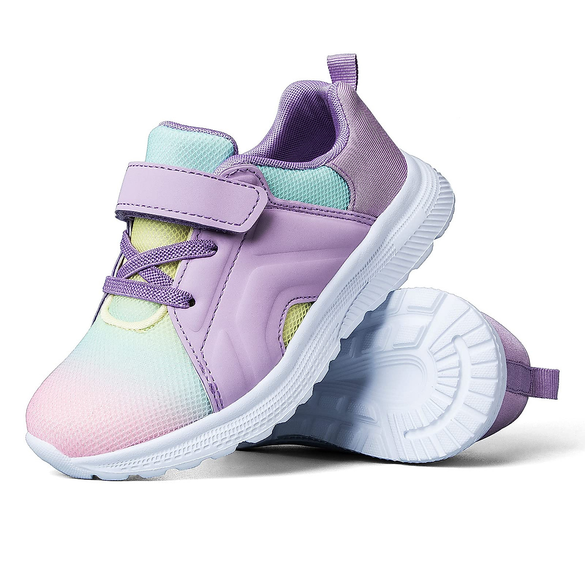 RUNSIDE Toddler Boys Girls Running Shoes Athletic Tennis Sneakers for Kids，Breathable and Lightweight