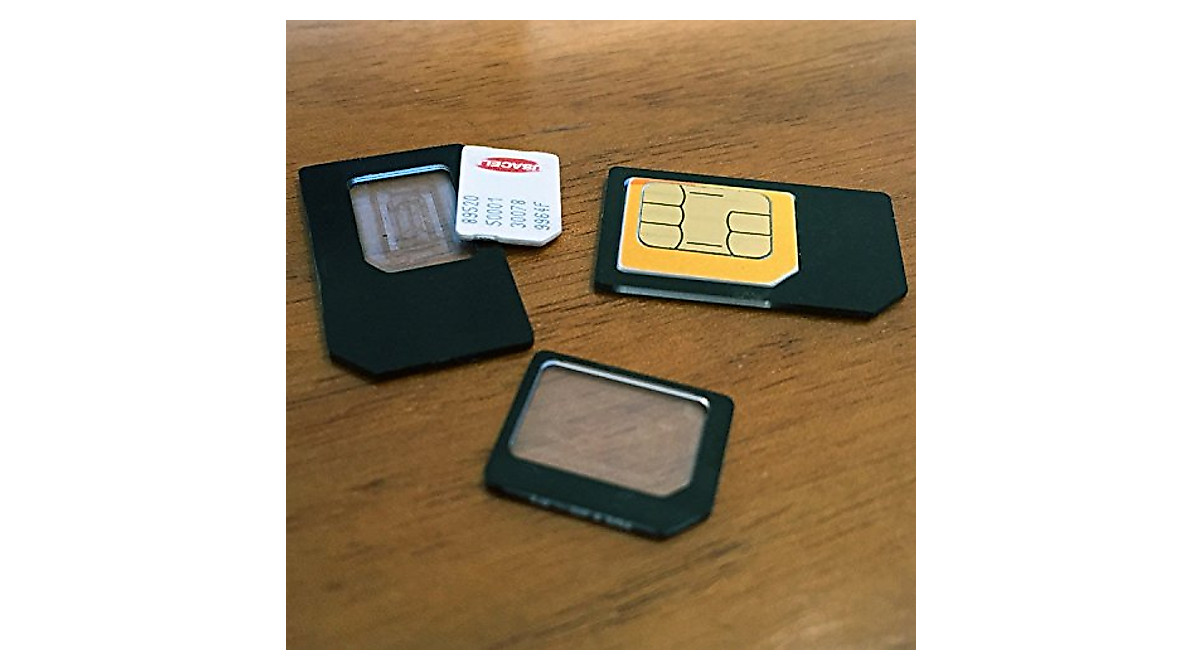 iSYFIX Sim Card Adapter Nano Micro - Standard 4 in 1 Converter Kit with ...