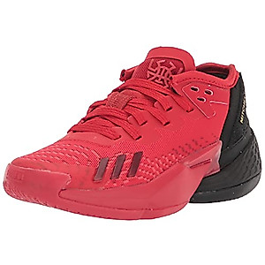 adidas D.O.N. Issue 4 Basketball Shoe, Vivid Red/Black/Team Victory Red, 5.5 US Unisex Big Kid