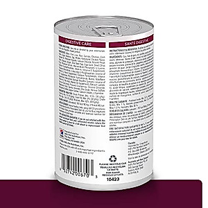 Hill's Prescription Diet i/d Low Fat Digestive Care Rice, Vegetable & Chicken Stew Wet Dog Food, Veterinary Diet, 12.5 Ounce Cans (Pack of 12)