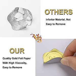 660Pcs Gold Embossed Wax Stickers Valentines Day Heart Envelope Seals Self-Adhesive Stickers for Wedding Celebrations Greeting Cards Commemorative Parties Engagement Invitations