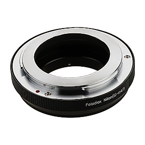 Fotodiox Lens Mount Adapter for Nikon Nikkor S, Contax RF, or Kiev Rangefinder External Bayonet Lenses to Micro Four Thirds (MFT, M4/3) Mount Mirrorless Camera Body