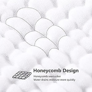 SWEET DOLPHIN 12 Pack Muslin Burp Cloths Large 100% Cotton Hand Washcloths for Baby - Baby Essentials Extra Absorbent and Soft Boys & Girls Milk Spit Up Rags for Newborn Registry - White, 20" X10"