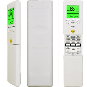 Compatible with Fujitsu Air Conditioner Remote Control AR-REF1U ARREF1U ASU9RLS3 ASU12RLS3 ASU15RLS3 Display in Both Fahrenheit and Celsius