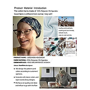 JarseHera Womens Slouchy Beanie Cotton Chemo Caps Cancer Headwear Hats Turban
