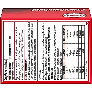 TYLENOL Children's Pain + Fever Chewables Tablets 160 mg, Grape Flavor 24 ea (3 Pack)