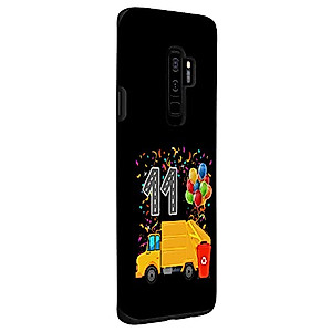 Galaxy S9+ Happy 11 Birthday Rear Loader Garbage Truck Case