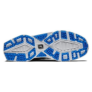 FootJoy Women's Pro|SL Golf Shoe, Grey/Charcoal/Reef Blue, 8