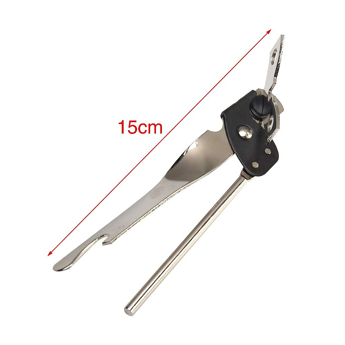Butterfly Can Opener, Stainless Steel Manual Multipurpose Can Opener, Hardened Blades Can Opener, Kitchen Tool, for Kitchen Camping(size:length 15cm)