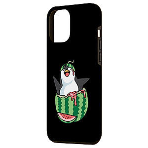 iPhone 14 Pro Max Melon Penguin Fruit Vendor Case