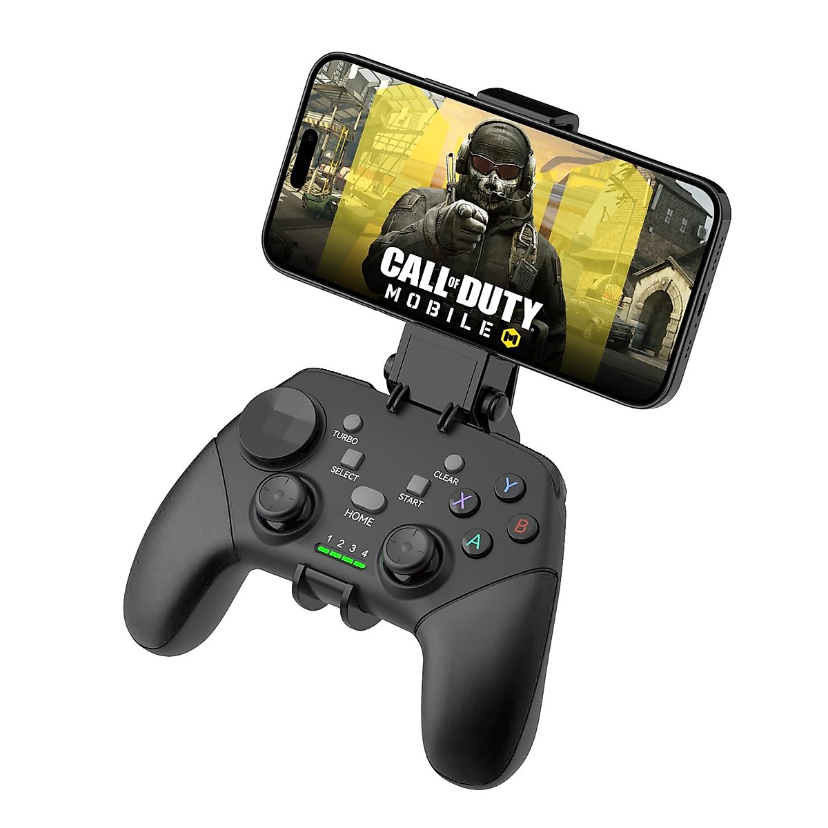 Joso Wireless Mobile Gaming Controller for iPhone, Android, iPad, Tablet, PC, Phone Controller with Phone Clip Supports Cloud Game, COD Mobile, Genshin Immpact, Remote Player Gamepad