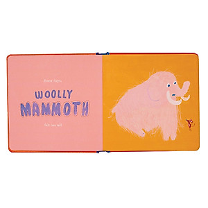 Manhattan Toy Woolly Mammoth Padded Cover Baby and Toddler Board Book