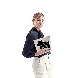 ZJXHPO Hippo Makeup Bag Hippo Lover Gift Always Be Yourself Cosmetic Bag Hippo Theme Inspirational Gift Hippopotamus Bag (Hippo)