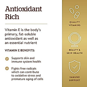 Solgar Liquid Vitamin E (with dropper), 2 fl. oz. - Antioxidant, Skin & Immune Support, Overall Health - Natural, Liquid Vitamin E - Non-GMO, Vegan, Gluten Free, Dairy Free, Kosher - 118 Servings