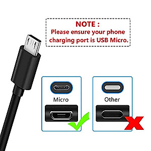 Toxaoii Micro USB Charging Cable Compatible with Beats by Dr Dre Studio Solo 3 2 2.0 Powerbeats 3 2 Wireless Headphone Earphone, Pill 2.0 Speakers(3.3FT)