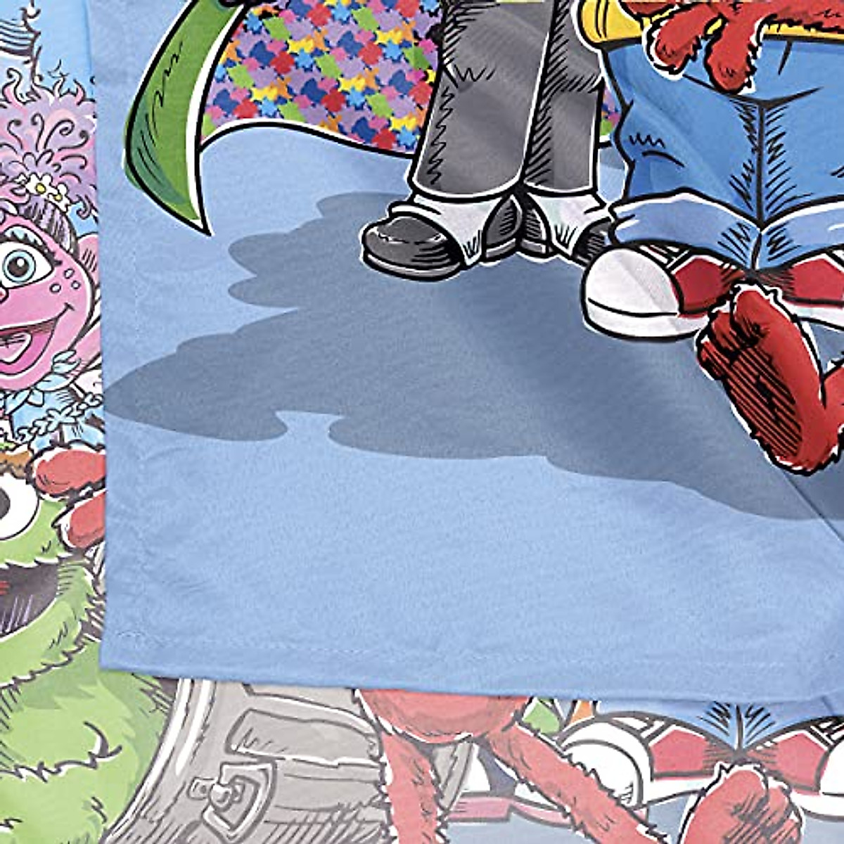Jay Franco Sesame Street Retro Gang Tapestry – 50 x 60 Inch Wall Hanging Features Elmo and His Friends – Kids Room Décor