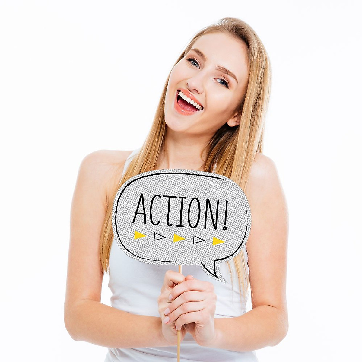 Big Dot of Happiness Movie - Hollywood Party Photo Booth Props Kit 20 Count