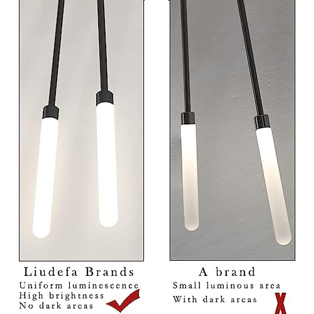 51 Inch Dimmable LED Ceiling Light Fixture,42 Lights Ceiling Lights Flush Mount Chandelier Black Indoor Lighting for Living Room,42W+12W Firework Deco Close to Ceiling Light with Remote Control