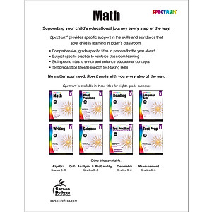 Spectrum 8th Grade Math Workbooks, Ages 13-14, Geometry, Integers, Rational & Irrational Numbers, and Pythagorean Theorem 8th Grade Math Practice, Grade 8 Math Workbook For Teens (Volume 9)