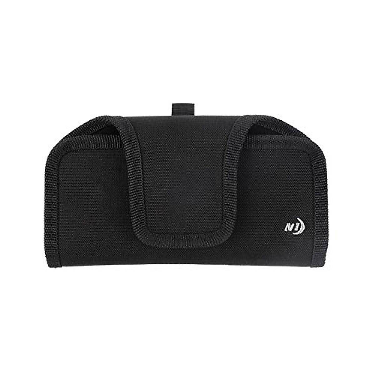 Nite Ize Fits All Phone Holster - Vertical or Horizontal Protective, Clippable Cell Phone Holder for Your Belt Or Waistband - Horizontal - Extra Large - Black