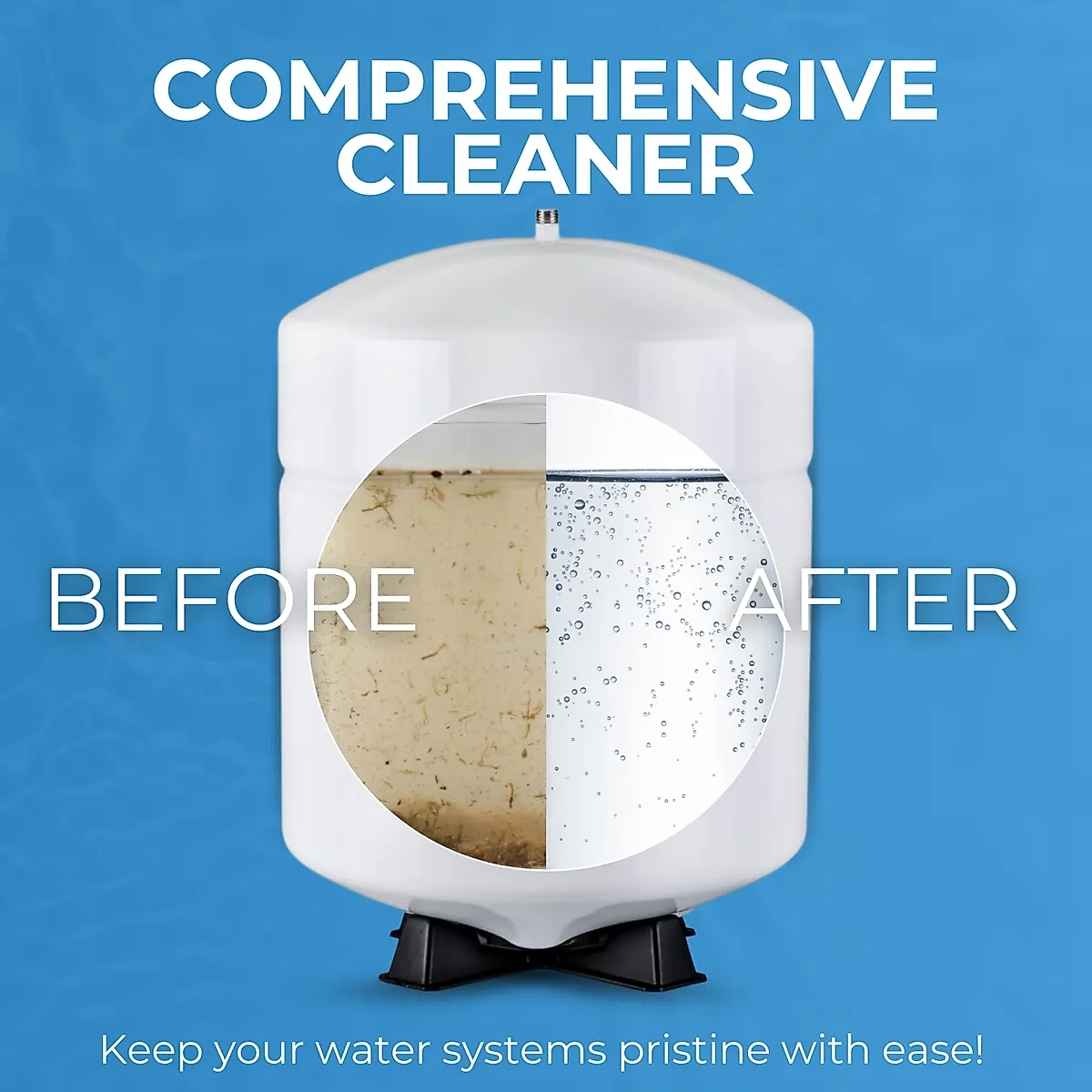 IPW Industries Inc | Sani System (SS24N) Liquid Cleaner for RO System, Coolers & Water Softener | Best Reverse Osmosis System Cleaner for Whole House Water Softener/Water Treatment for Drinking Water