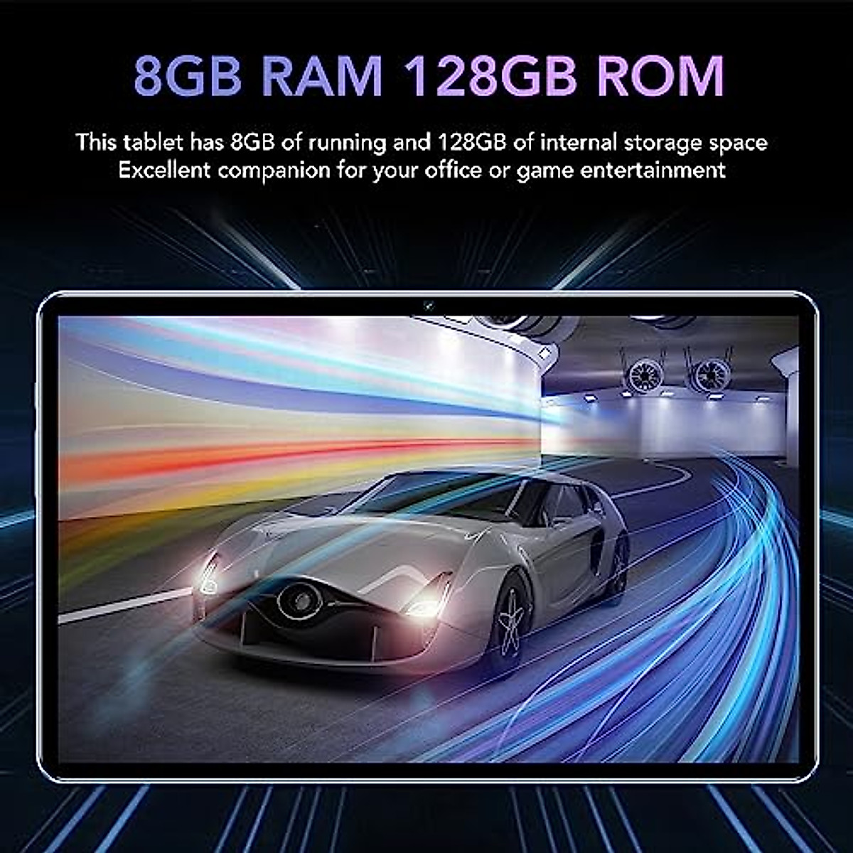 Acogedor Cellular Tablet 10.1 Inch, Android 11.0 Tablets, with Octa Core CPU, 2.4G 5G Dual Band WiFi, Dual Card Dual Standby, 8GB RAM 128GB ROM, Bluetooth 5.0 and GPS ()