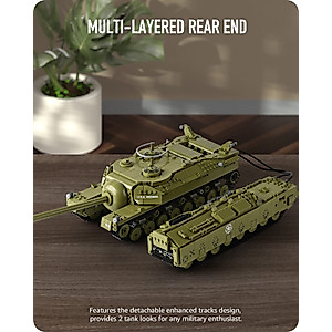 Nifeliz T28 Super Heavy Tank Model Toy for Adults, Collectible Military Building Display Set, A WW2 Army Tank Display Piece (2,986 Pieces)