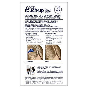 Clairol Root Touch-Up by Nice'n Easy Permanent Hair Dye, 7 Dark Blonde Hair Color, Pack of 2