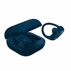 Coby True Wireless Sport Earbuds 15 Hours, Charging Case, Playback Controls, Siri and Google Assistant, Auto Bluetooth 5.0 Pairing, for Gym, Running, Workout - Works with iPhone, Android, iPad (Blue)