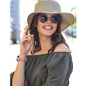 W-RARA Glamorous Decorative Ring Loops Watch Band, Compatible with Samsung Galaxy Watch 5 & 4, Stainless Steel, 20mm Lug Width, 42mm-46mm Case Size