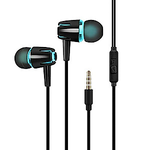 Greewen Music Gaming Headset with Mic Sports M18 3.5Mm Headphones with Subwoofer Earbuds Adjustable Volume Earphones