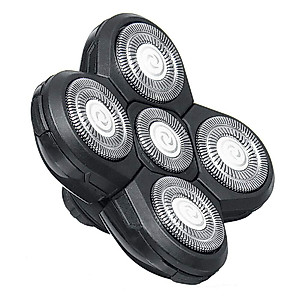 5 Head Shaver Replacement, Shaver Replacement Heads, Easy Install Electric Razor Replacement, Beard Cutter Replacement Blade