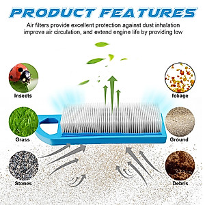 OCEAIR Air Filter 697153 697014 697634 698083 794422 795115 797008 with Pre Filter 697015 Fits for B&S Lawn Mower