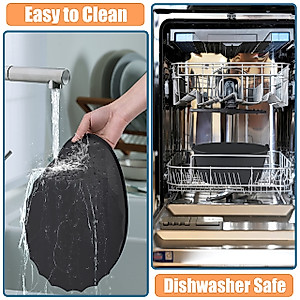 Amerbro Silicone Slow Cooker Liners fit Crock-Pot 6 Quart Oval Slow Cooker - Reusable & Leakproof Crock Pot Liner - Dishwasher Safe Crock Pockets (Black)