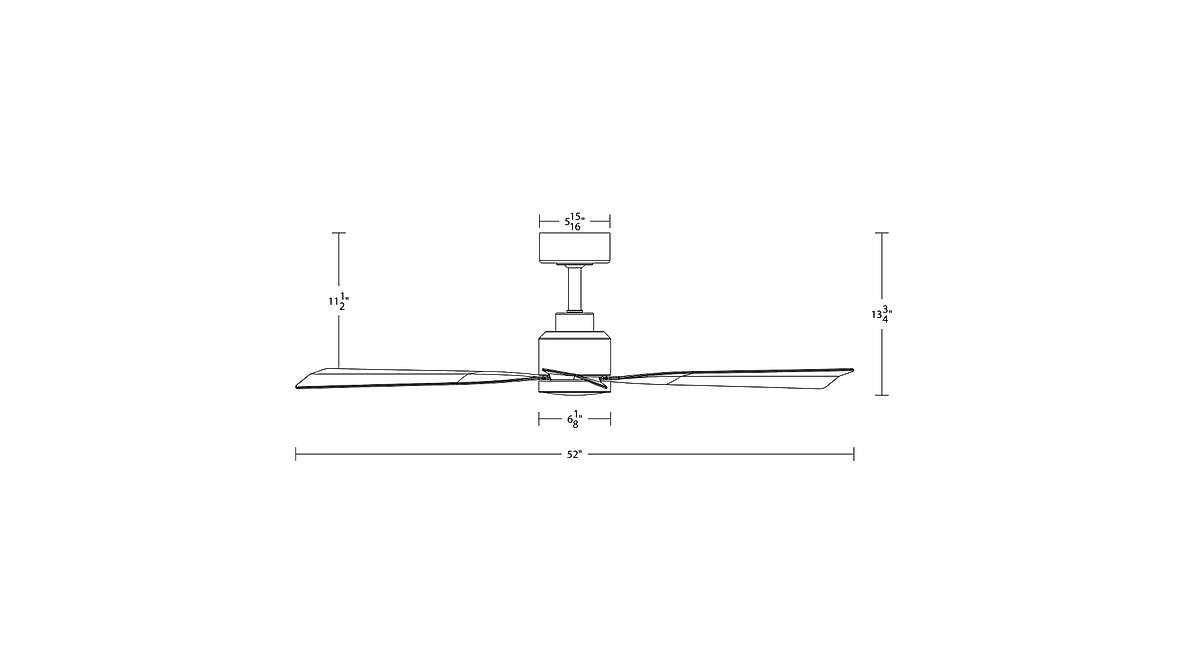 WAC Smart 54-Inch Ceiling Fan with App & Voice Control