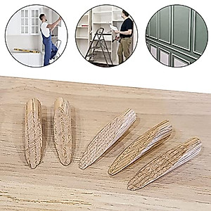 Pocket Hole Plug Set, Odourless Smoothly Surfaces Wooden Holes Jig Kit 50Pcs for DIY(Oak)