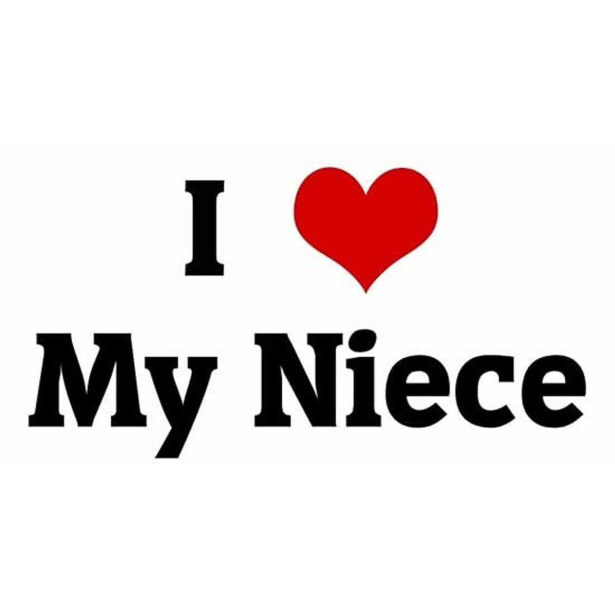 CafePress I Love My Niece Mug Ceramic Coffee Mug, Tea Cup 11 oz