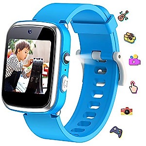 KeBuLe Kids Watch Educational Electronic Toys Touch Screen Smart Watch Toys for 5-10 Year Old Boys Girls Toddler Watch HD Dual Camera Watch Birthday for Kids USB Charging