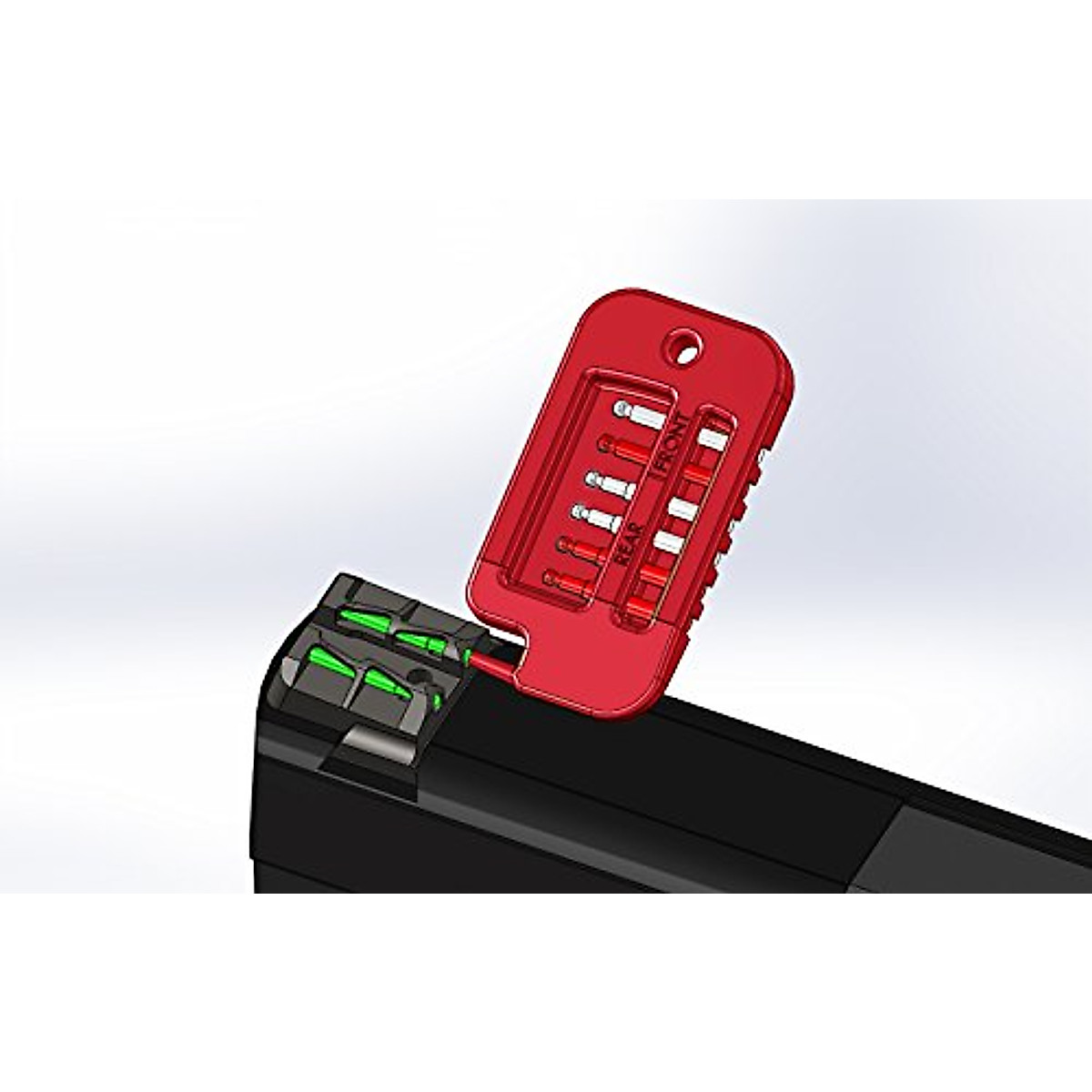 HIVIZ NVLW01 Novak 1911 Interchangeable LITEWAVE Front Handgun Sight , Black