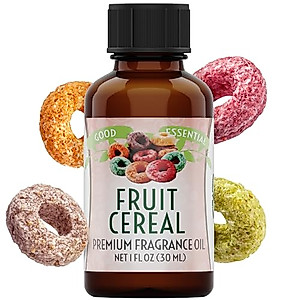 Good Essential Professional Fruity Cereal Fragrance Oil 1 fl oz (30ml) for Candles, Soaps, Lotions, Perfume, Diffuser, Candle Making, Scented Oils