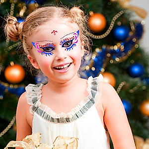 Twpribarn 28 Pcs Face Paint Stencils Kits Face Painting Stencils Reusable Face Tattoo Painting Templates Body Makeup Painting Templates for Kids Face Painting Holiday Halloween Tattoo Stencils (Mix01)